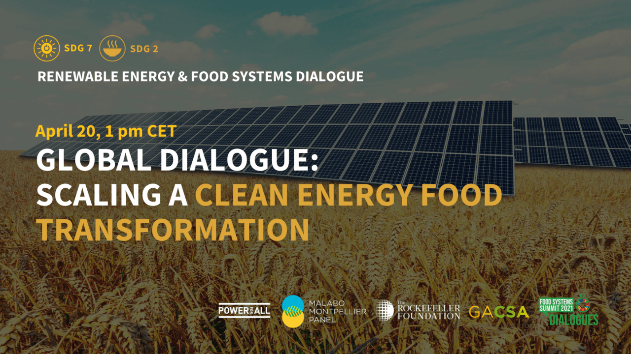 Global Dialogue: Scaling a clean energy-based food transformation